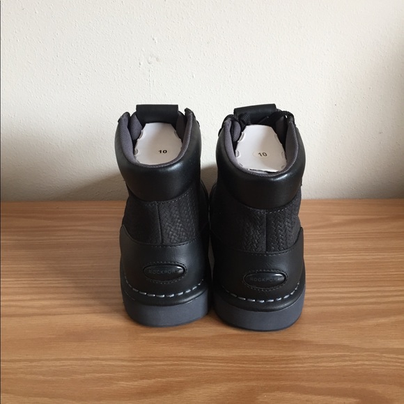 Rockport | Shoes | Rockport Mid Black Boot | Poshmark